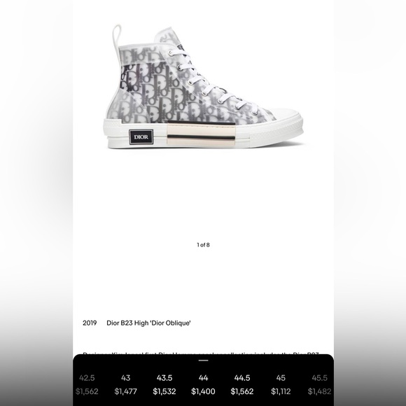 Dior | Shoes | Dior B23 High Oblique | Poshmark
